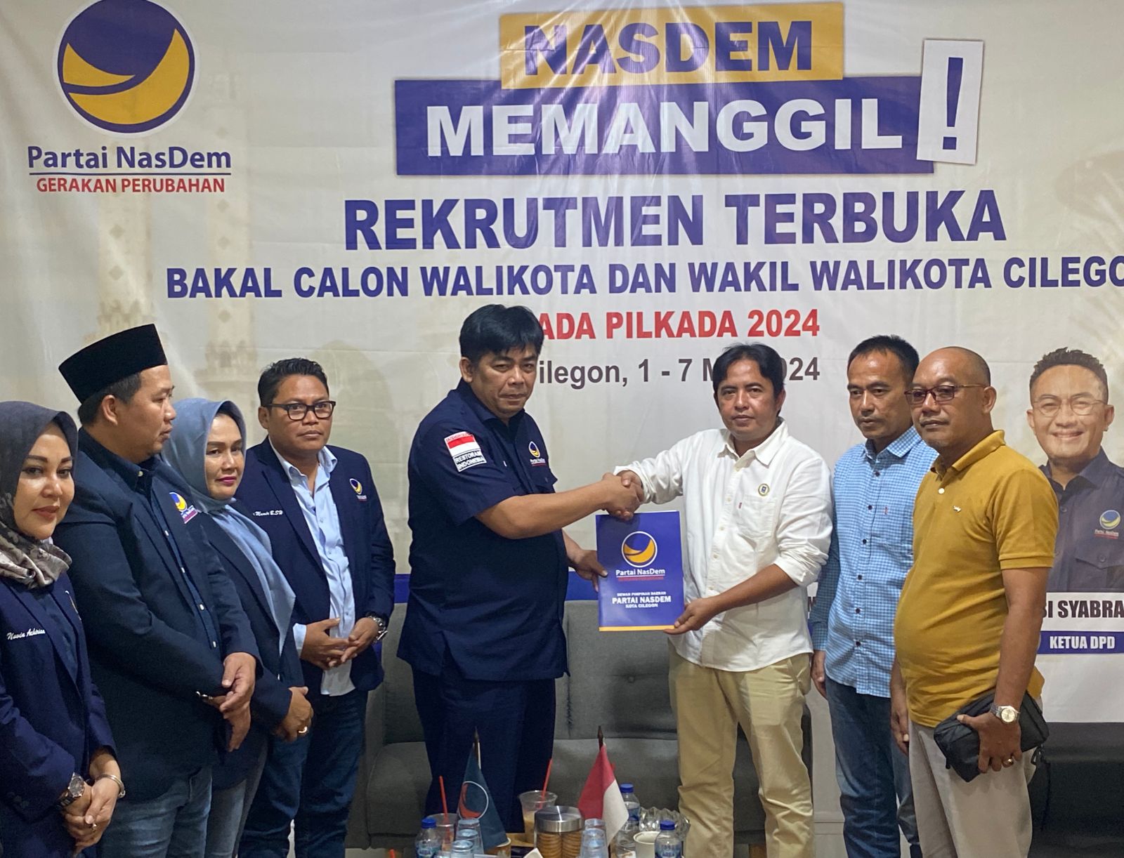 Alawi Mahmud Ambil Formulir Bakal Calon di Hari Kedua Penjaringan ...